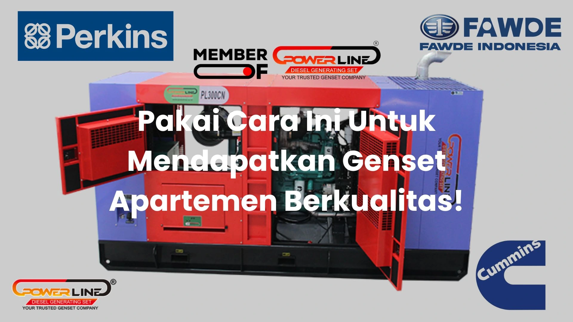 Pakai Cara Ini Untuk Mendapatkan Genset Apartemen Berkualitas!