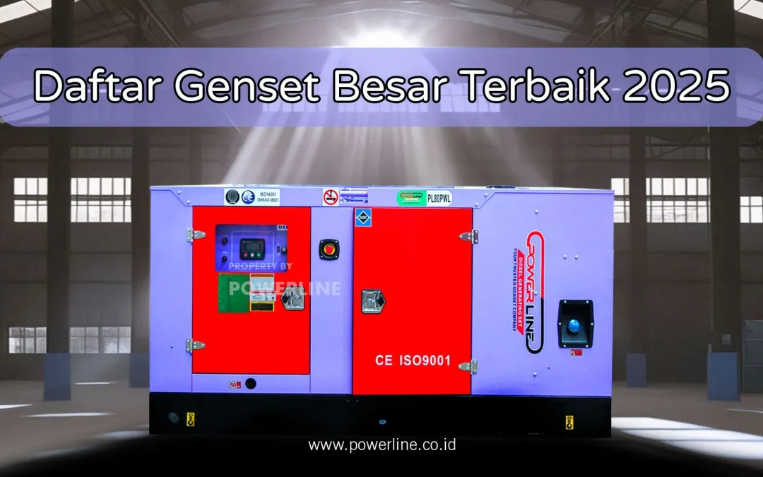 Genset Besar Merek Terbaik 50-500 kVA 2025 | Ini Daftarnya!